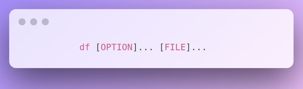Df Command In Linux With Examples