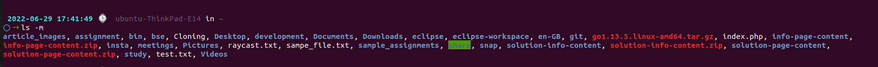 Linux "ls" Command with Examples