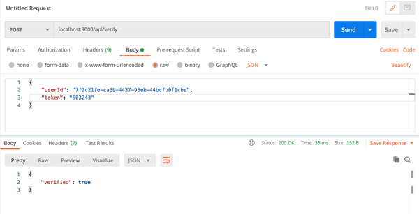 Two-Factor Authentication(2FA) using Speakeasy