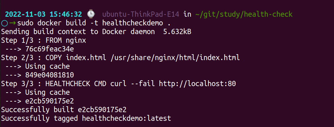 Health Check Command In Docker